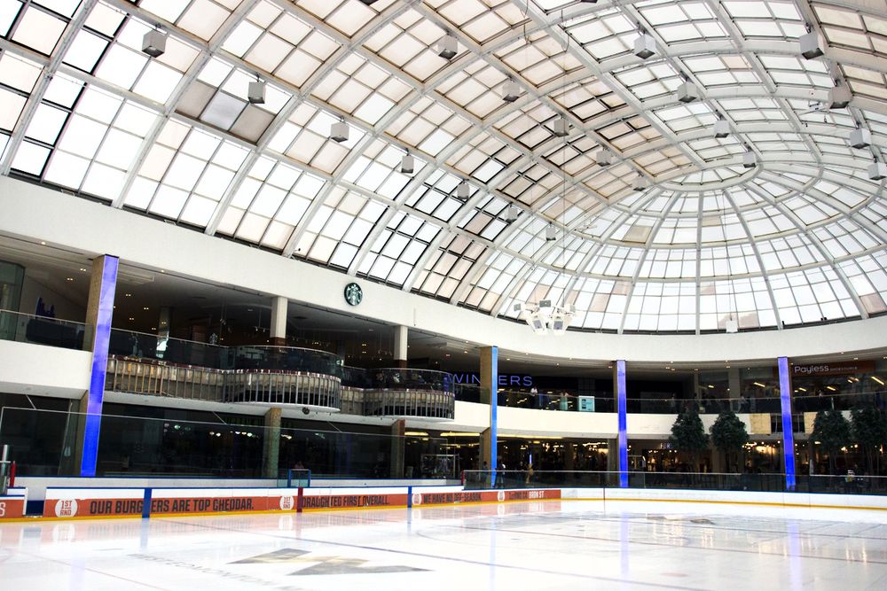 West Edmonton Mall: Ice Palace Columns | Sensitile