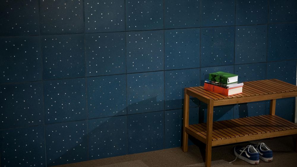 Sensitile Terrazzo Blue Tile Wall | Sensitile