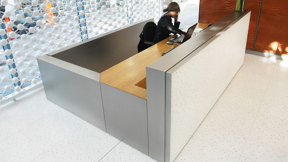 Office Building Reception Desk, London | Sensitile