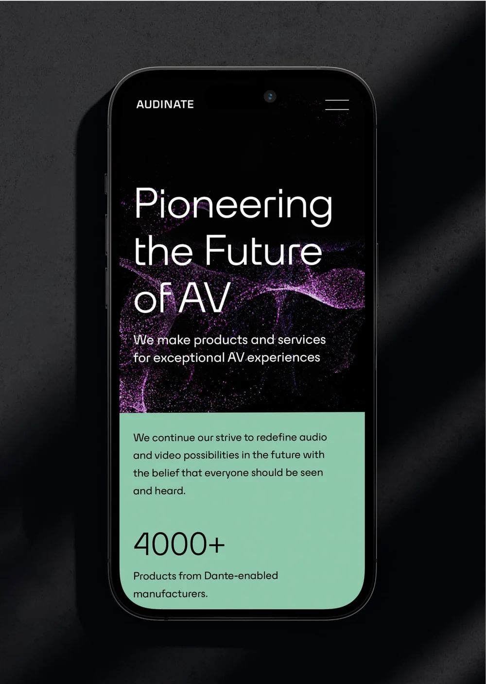 Bedow – Audinate brand strategy and design