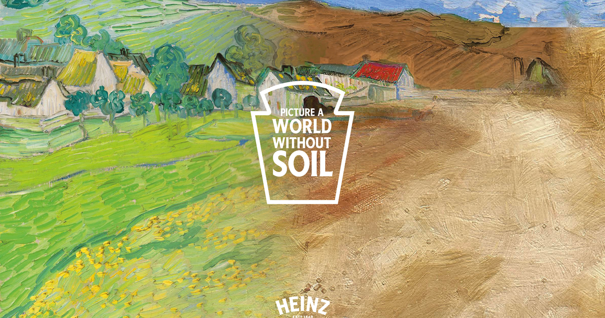 Heinz art installation depicts a world without soil