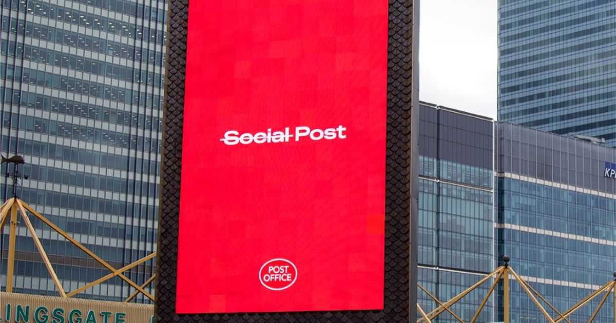 The Post Office takes a pop at Facebook during blackout