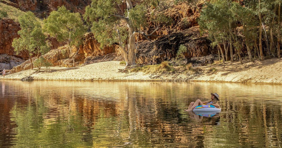 Secluded swimming holes and outback beaches in the Red Centre