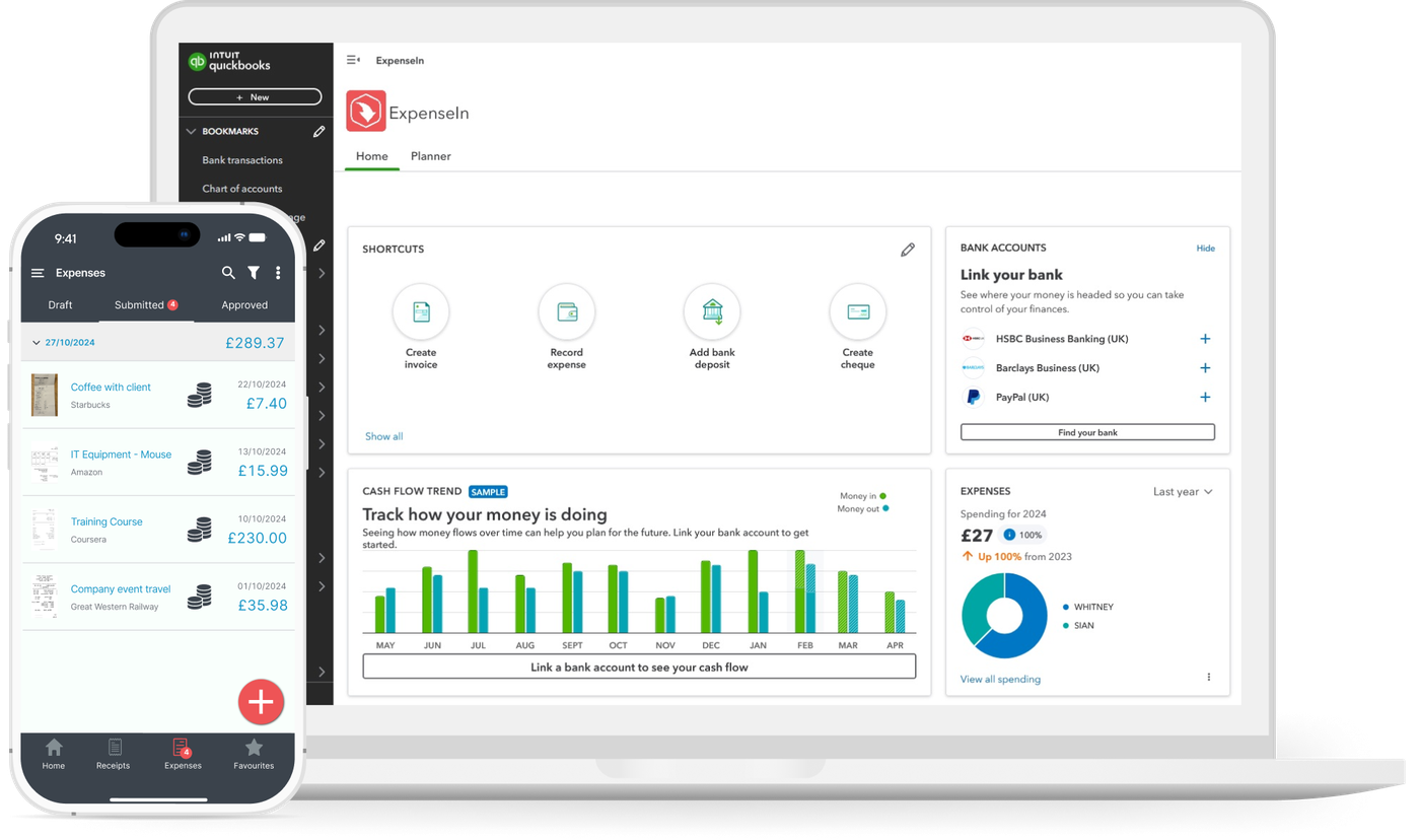 Quickbooks Integration | Qb Expenses App | ExpenseIn