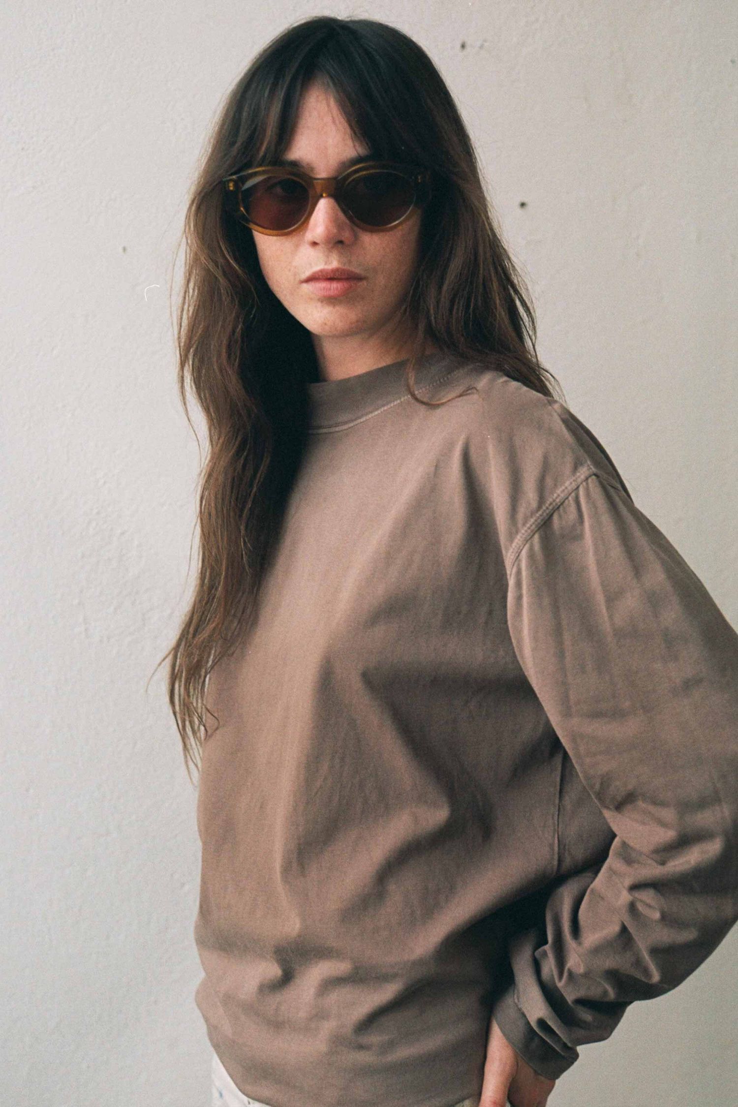 Polly Caramel - pink solid lens – Monokel Eyewear