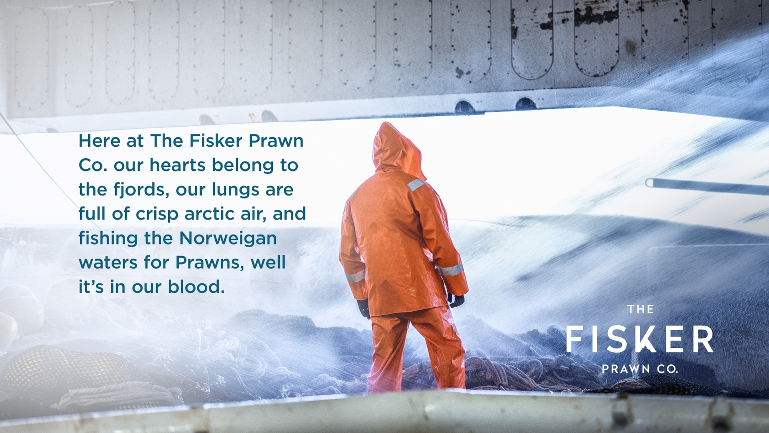 The Fisker Prawn Co. product branding