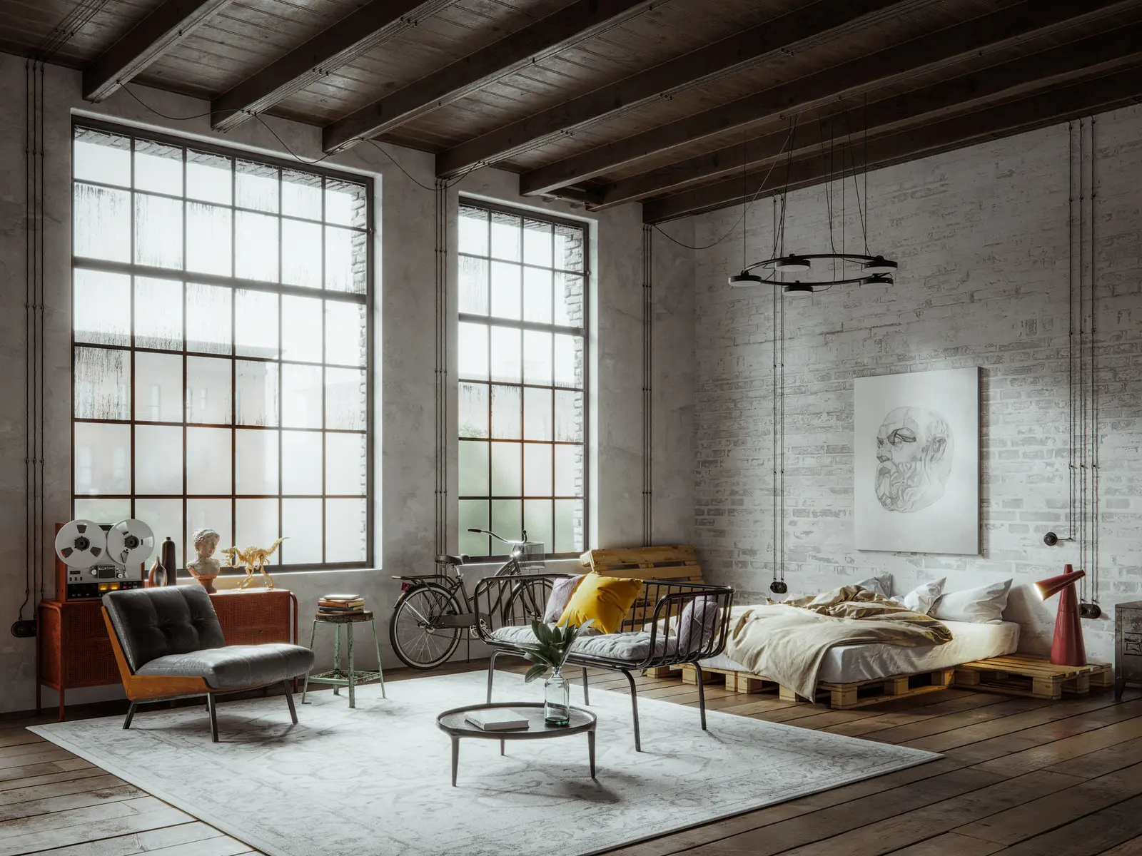 Loft: Stilvoll wohnen in ehemaligen Industrieräumenv
