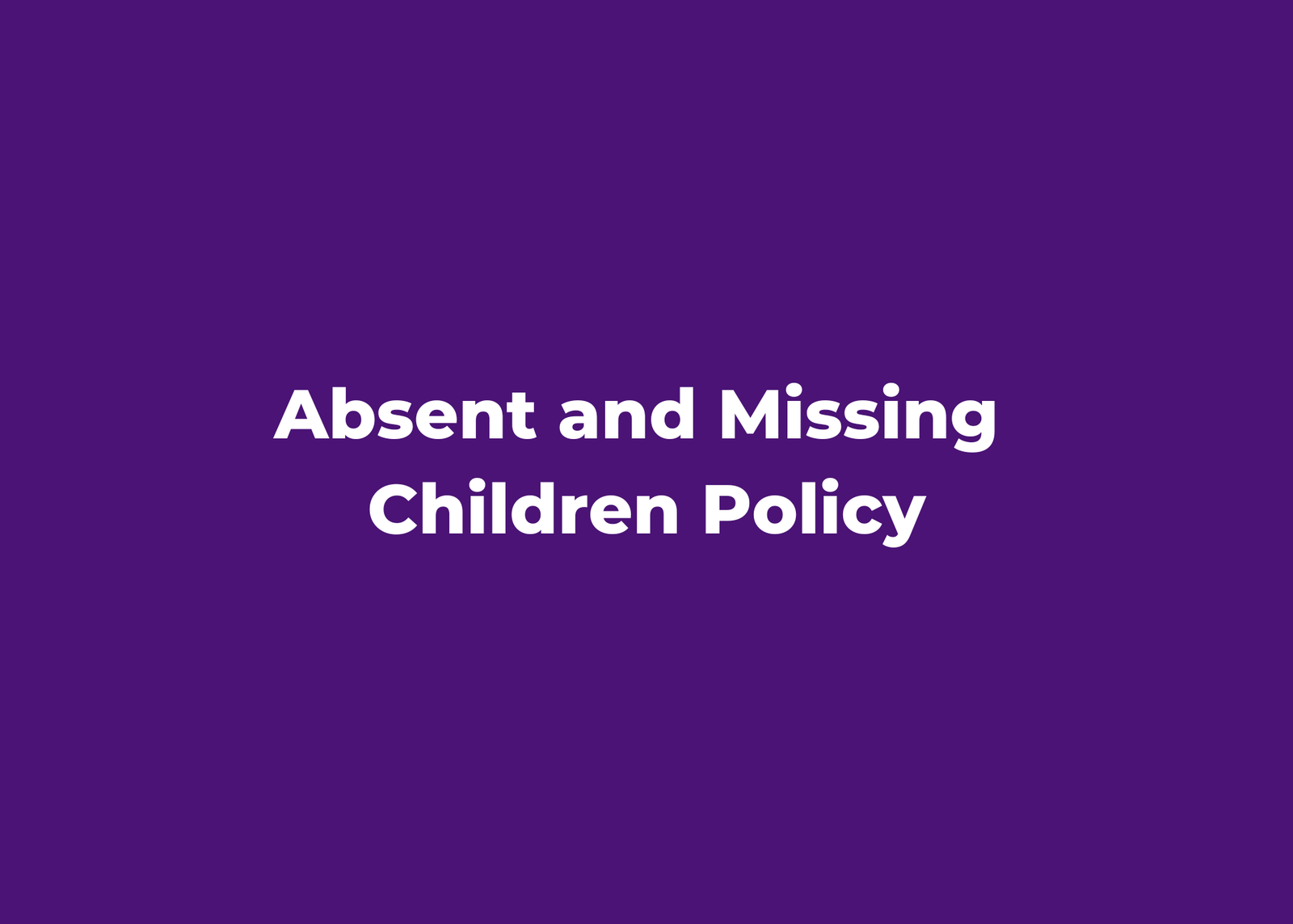 Policies in Australia | Junior Adventures Group