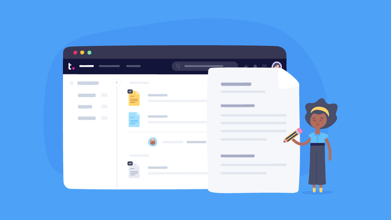 Streamline your asset management process with the Teamwork Document Editor
