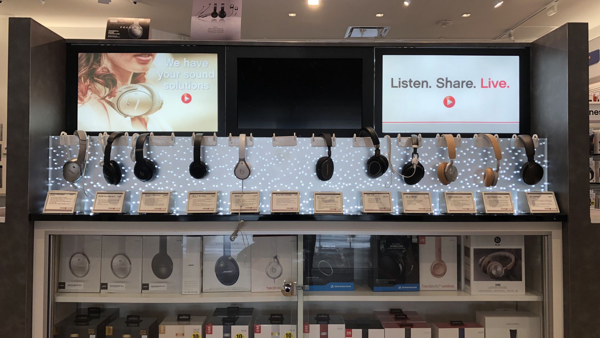 INMOTION Store Display | Sensitile