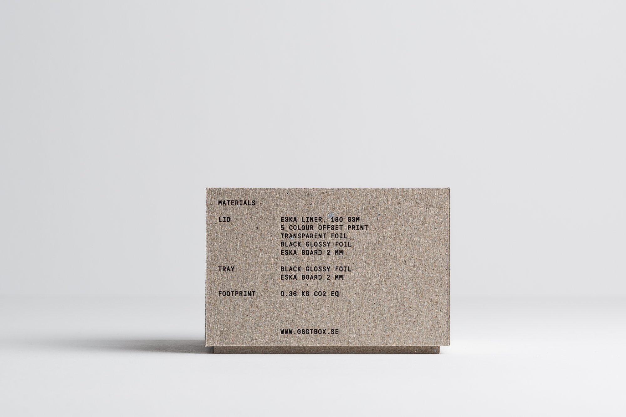 Bedow – GBGT Box packaging design