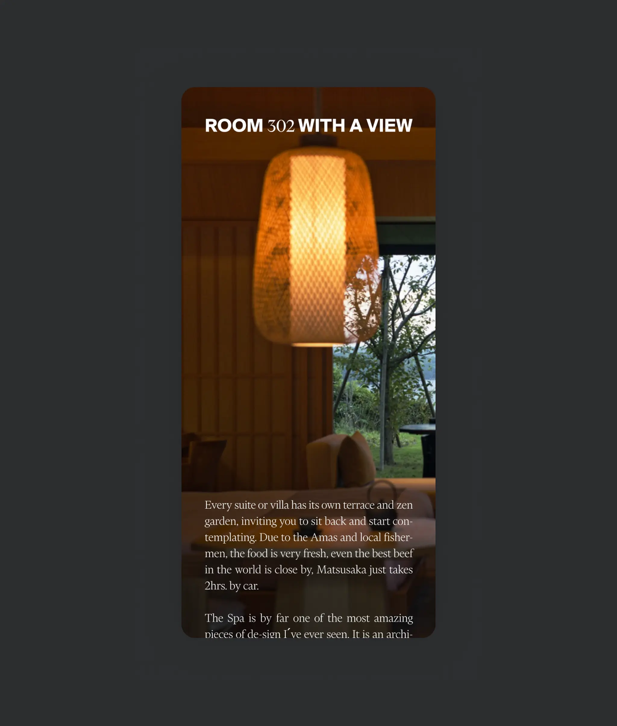 Room With A View | Alpha Tango