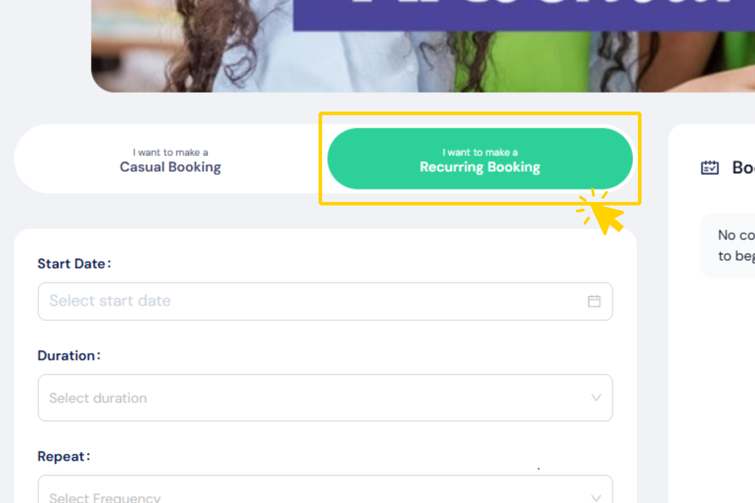 How to make a booking in Kidsoft? | OSHClub