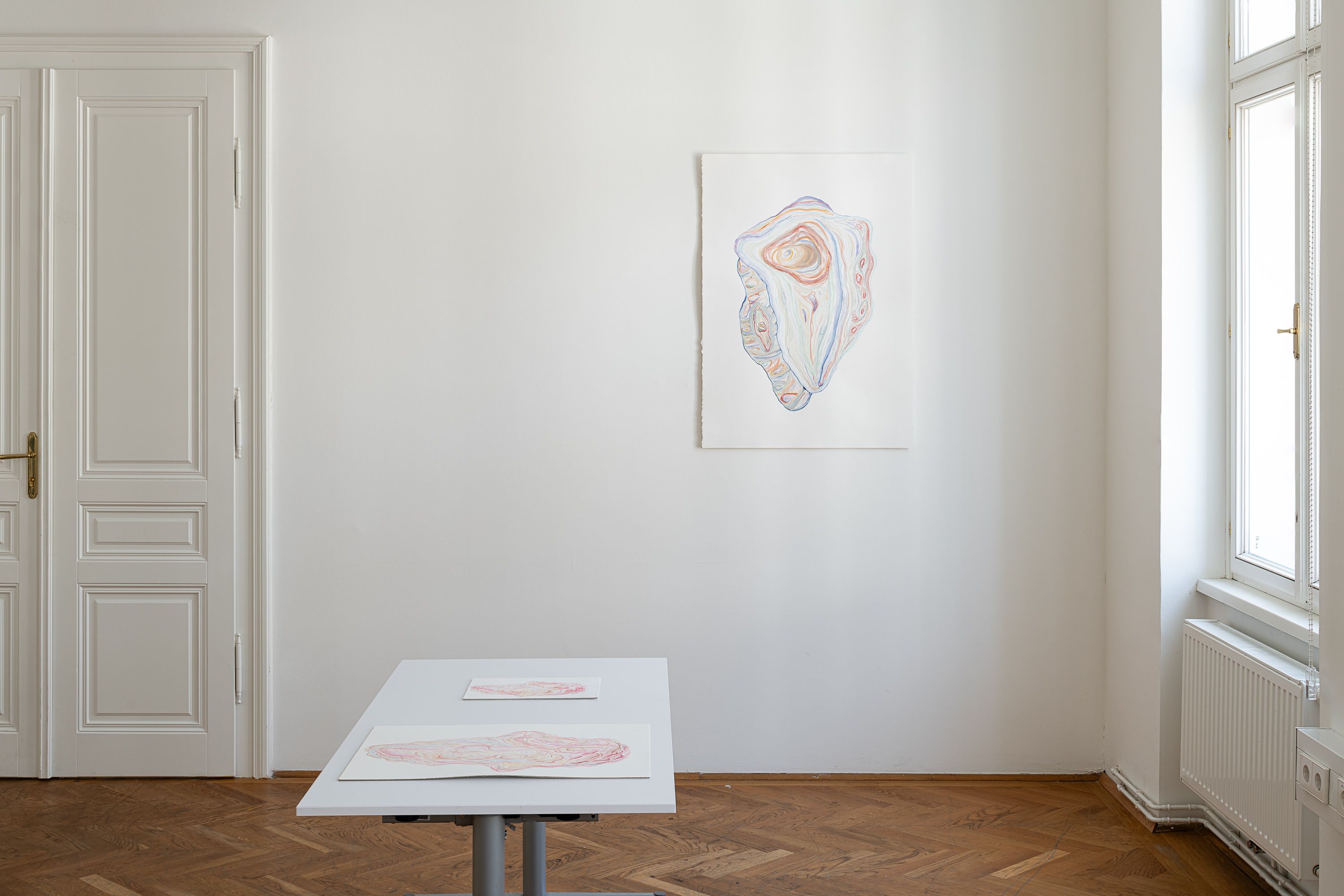 'AAA Eva Topic, Linie rhythmisch / Farbe zart. Zur Entmaterialisierung ...