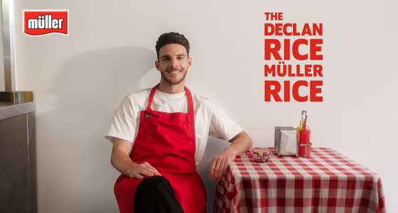 From pitch to pudding: Declan Rice drops his own limited Edition Müller ...