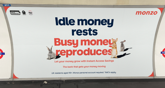 Monzo Promotes Saving Money For The Better