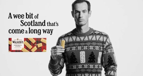 Andy Murray Sports Walkers Shortbread Jumper For Christmas