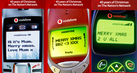 Vodafone Rings in 40 Years of Christmas Connections, From First Calls ...
