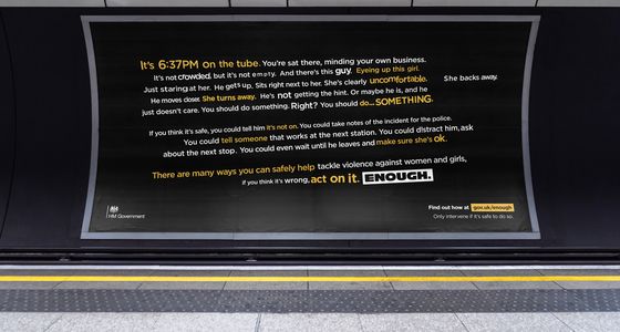 Government launches next phase of 'ENOUGH' campaign