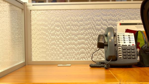 Jali Pearl Office Desk Modesty Panels | Sensitile