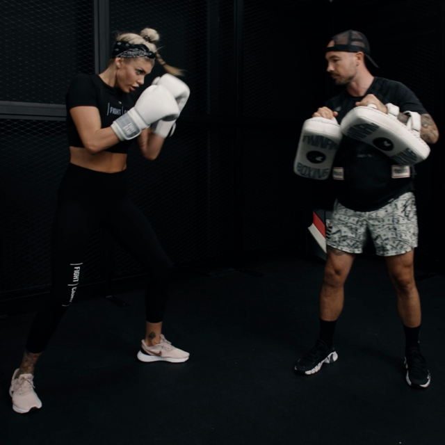 How To Hold Pads For Kickboxing Partner Training