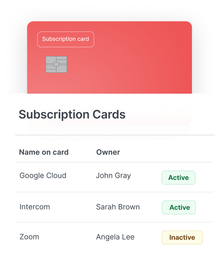 ExpenseIn Subscription Card | Simplify Supplier & Vendor Payments