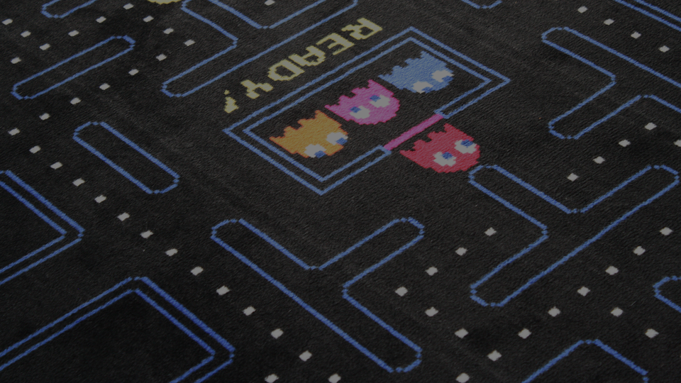 PAC-MAN Carpet (Black)
