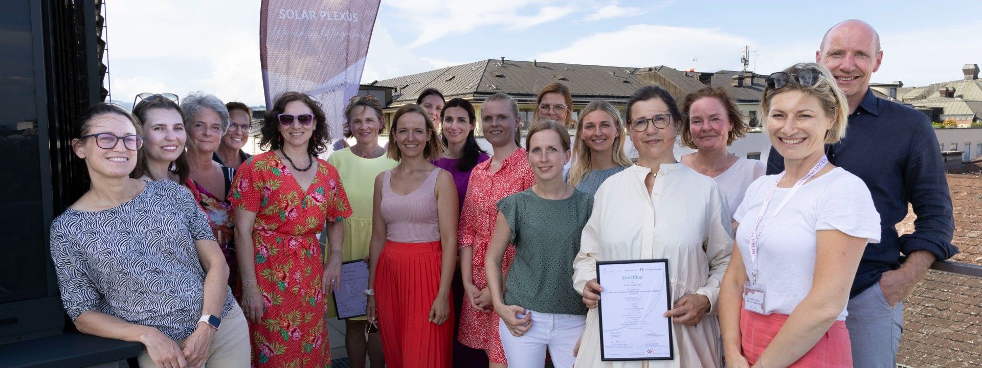 SOLAR PLEXUS Sommerfest: Netzwerken bei Sonnenschein