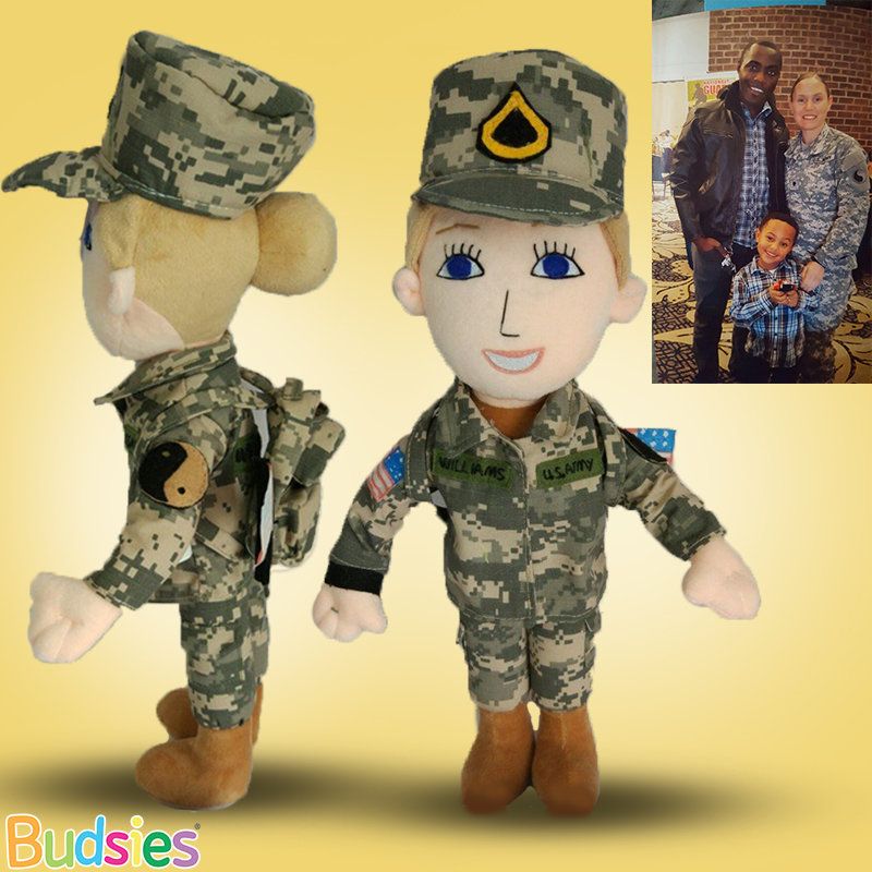 Custom Military Dolls | Huggable Plush of Your Deployed Hero | Budsies